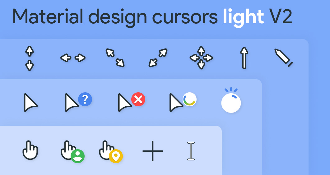 鼠标指针 Material Design Cursor V2版 Csdn博客