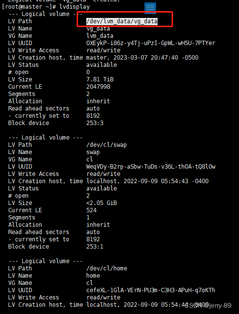 Linux中将多块新硬盘合并成一个，挂载到/mysqldata目录下_linux两块硬盘合并成一块-CSDN博客