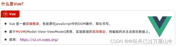 【vue的一些学习笔记】 Csdn博客