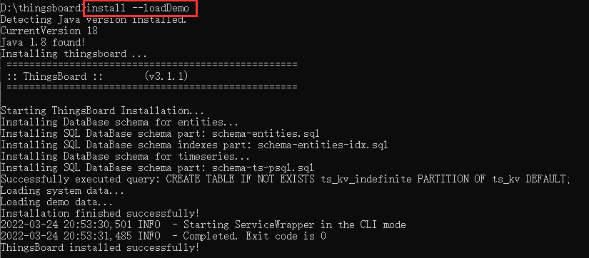 Windows配置ThingsBoard，并实现简单Demo（未完待续）_thingsboard demo-CSDN博客