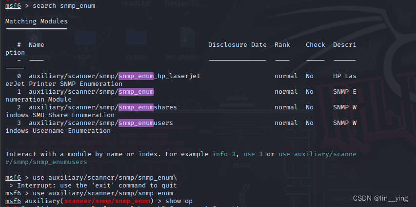 用Metasploit进行信息收集_扫描网关-CSDN博客