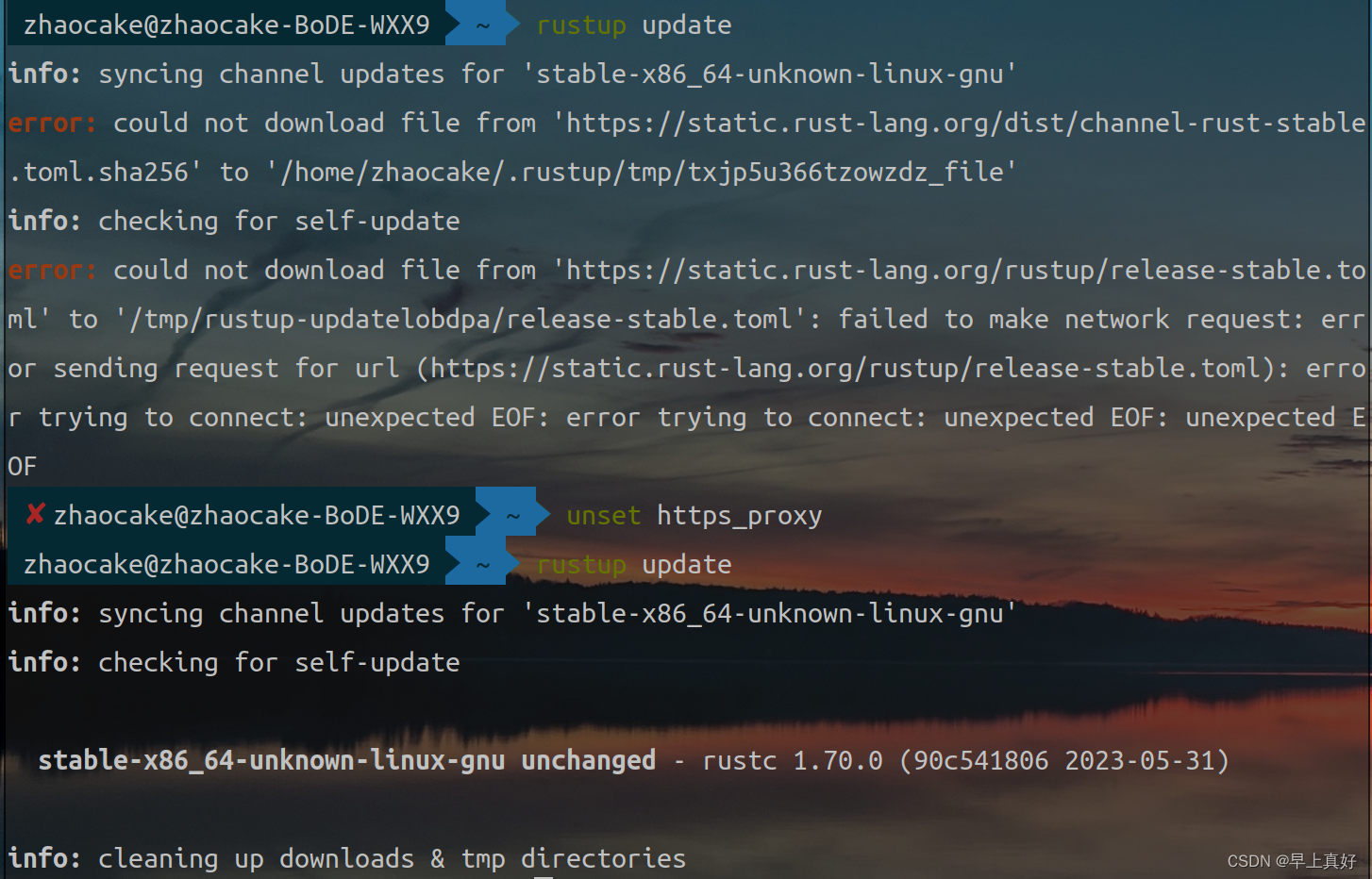 该错误可能由于代理设置导致 || SSL routines::unexpected eof while reading-CSDN博客