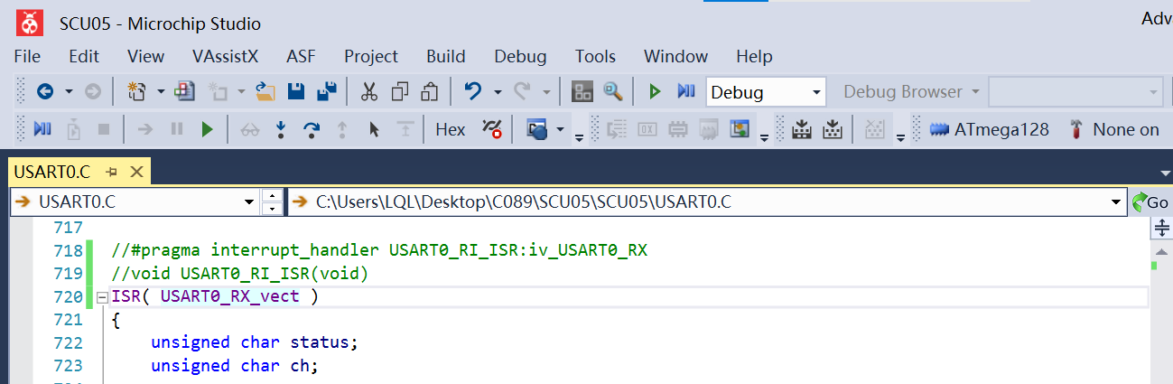 Microchip Studio 7.0项目移植（从ICC AVR移植到Microchip Studio 7.0）_microchip studio 定时器中断-CSDN博客