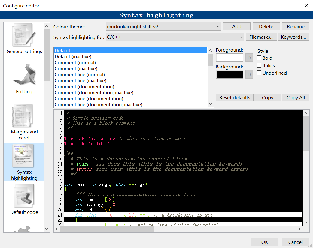 codeblocks更改主题颜色及调试_codeblocks黑色窗口-CSDN博客