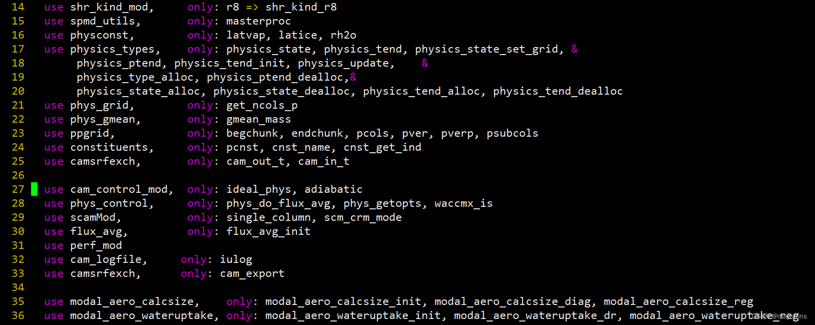 cesm 物理过程计算流程（每天看一个fortran文件（6））_cesm怎么看程序调用流程-CSDN博客