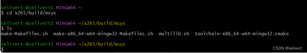 Windows使用MSYS2编译x265并集成进ffmpeg_windows编译ffmpeg集成x265-CSDN博客
