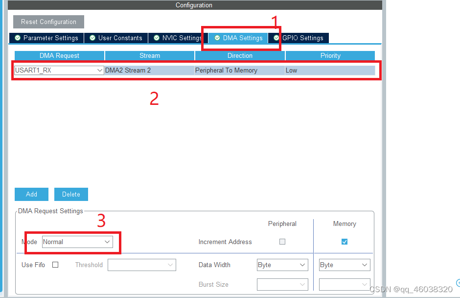 STM32 CubeMX学习实验8：USART-DMA接收不定长度字节的数据_stm32 usart dma接收不定长-CSDN博客
