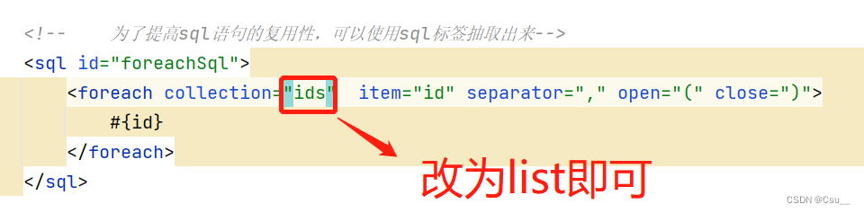 BindingException: Parameter ‘ids‘ not found. Available parameters are [collection, list ...
