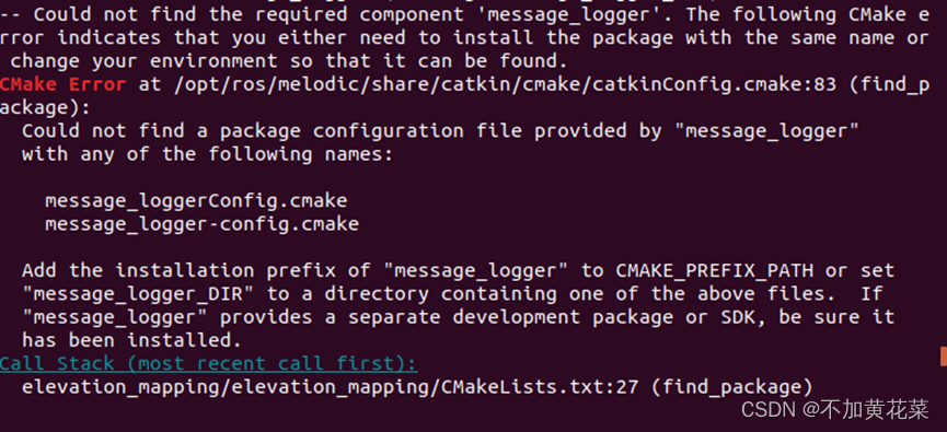 Ubuntu18.04 ROS-melodic 安装配置elevation mapping_ros melodic compressed启动-CSDN博客