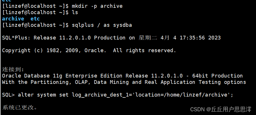 Oracle数据库开启关闭归档模式oracle查看是否开启归档 Csdn博客 
