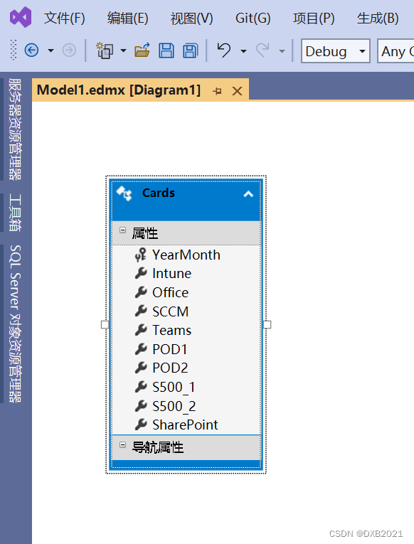 Visual Studio运用Entity Framework连接数据库_entityframework需要绑定数据库吗-CSDN博客