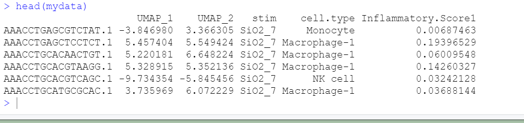 6_ggplot可视化addmodule得到的炎症评分自己选择颜色 自定义更改显示的颜色 seurat得到的单细胞数据_vlnplot颜色 ...