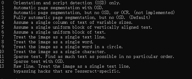 tesseract 学习笔记 psm+限定识别内容提升识别精度_tesseract psm-CSDN博客