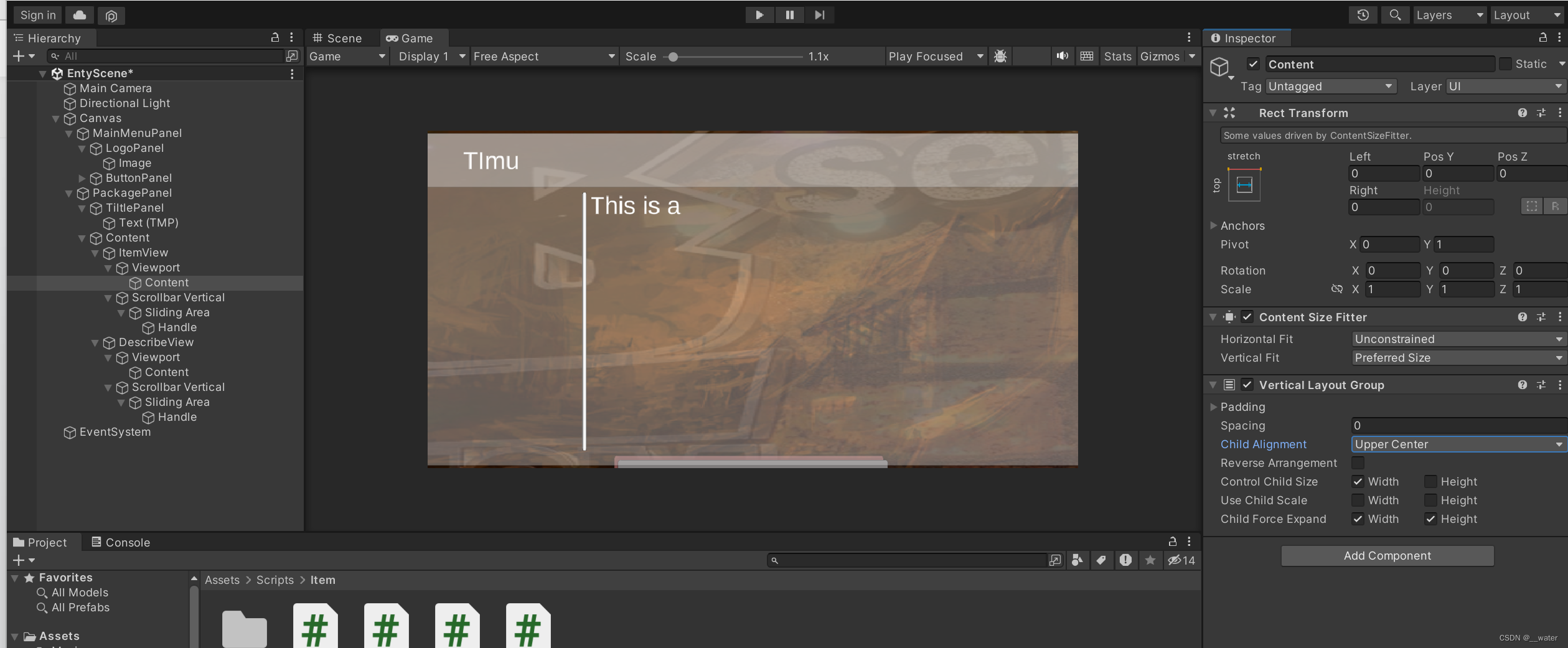 项目00《游戏-【02完结】-开发》Unity3D_unity背包系统性能优化-CSDN博客