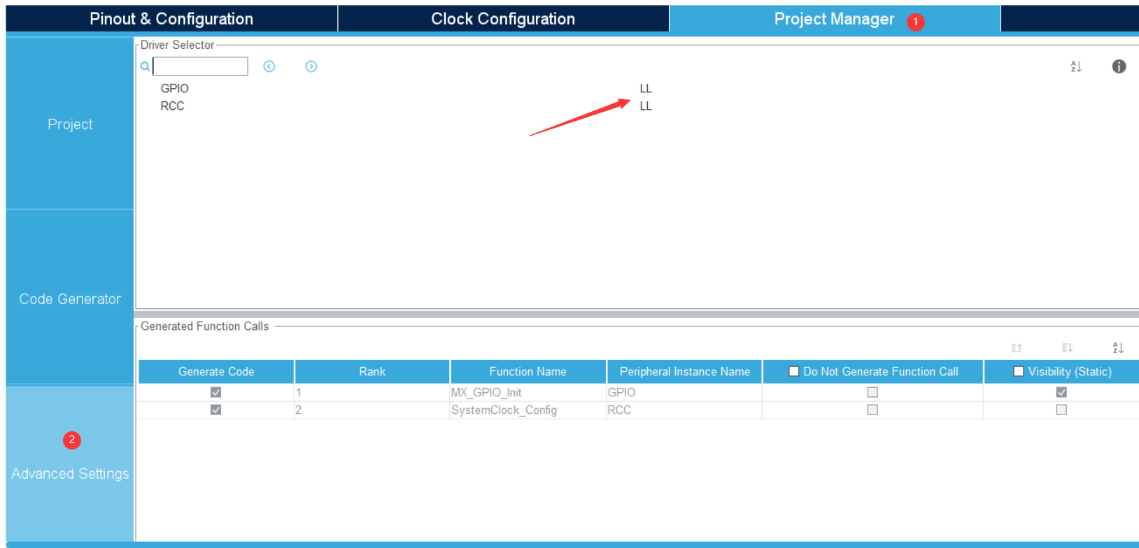 STM32LL库系列教程——LL库工程配置流程_stm32 ll库教程-CSDN博客