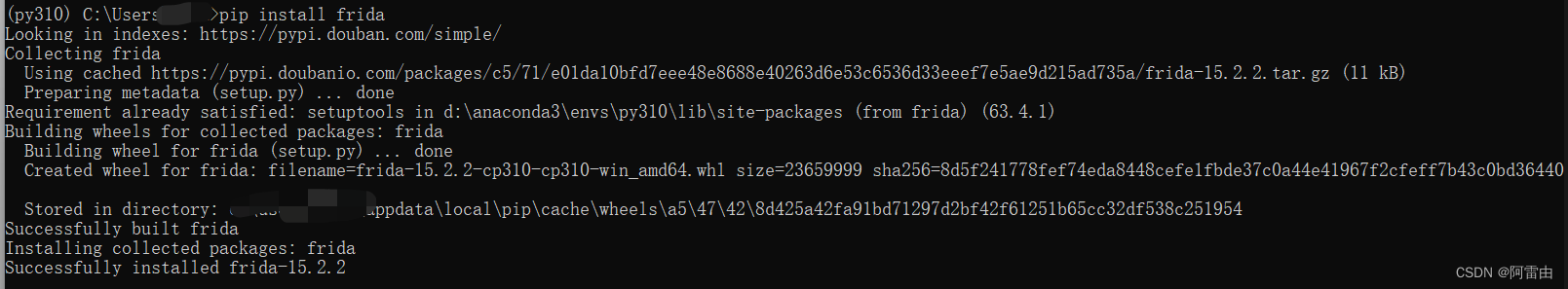 python3.9 安装frida 失败--已解决_building wheel for frida (setup.py)-CSDN博客