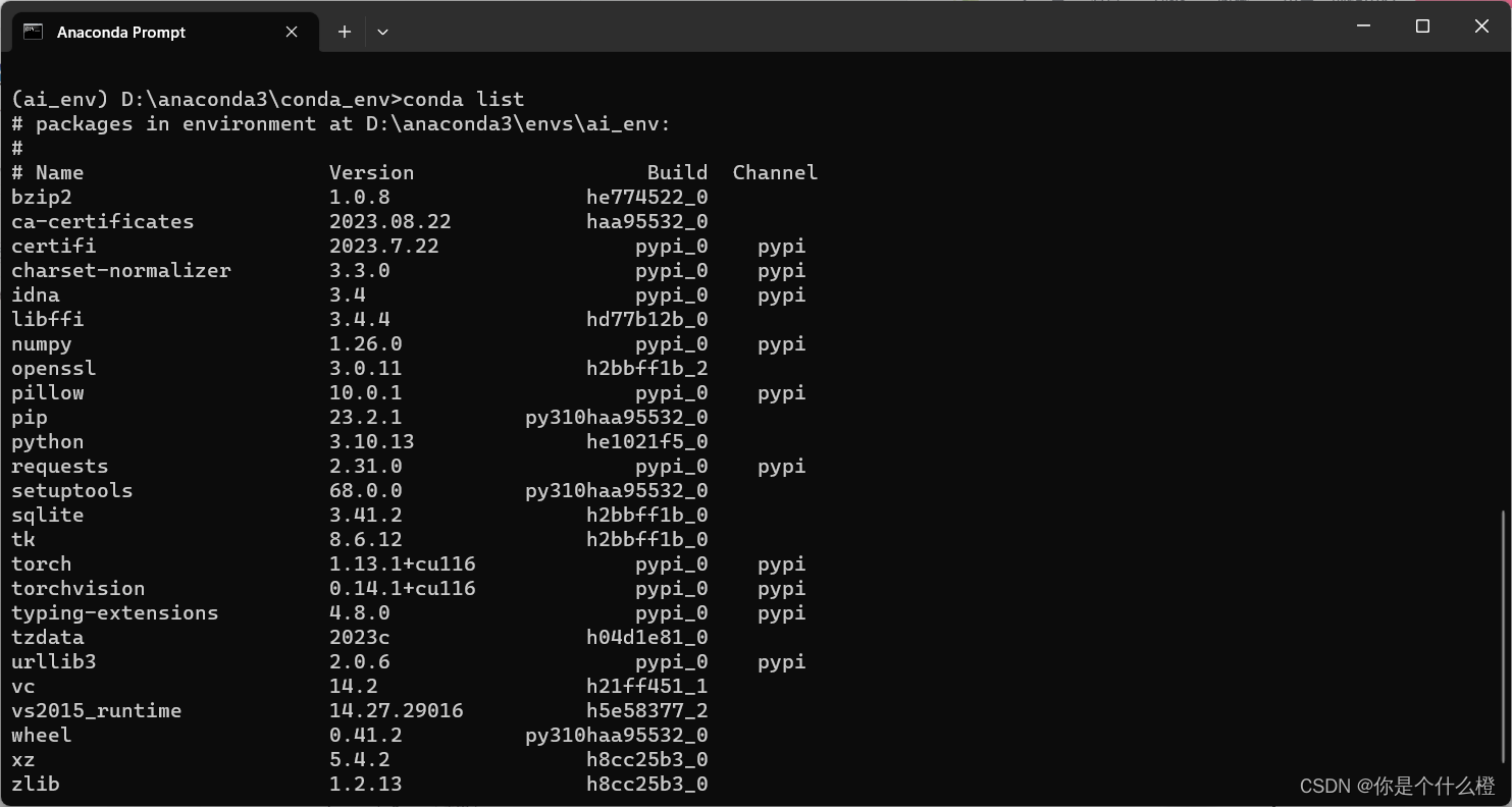 Python神经网络环境搭建（anaconda，cuda，jupyter，tensorflow，pytorch，torchvision，pycharm)-CSDN博客