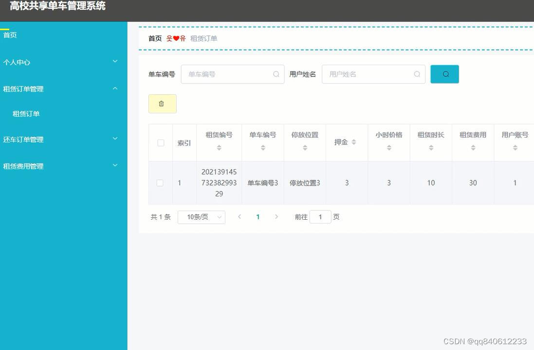 Python基于vue的高校共享单车管理系统基于python和vue技术的共享单车需求量预测系统创新点 Csdn博客 