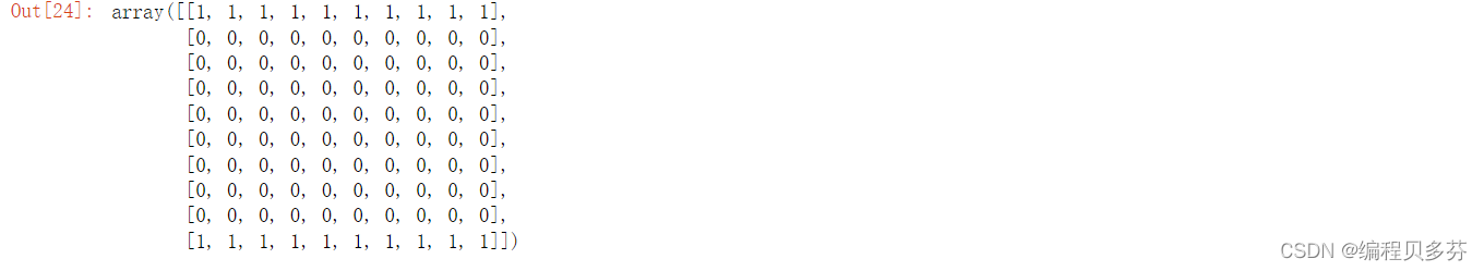 Numpy练习小例题(3)--切片和索引(6道小例题)_创建0-24的5*5的数组-CSDN博客