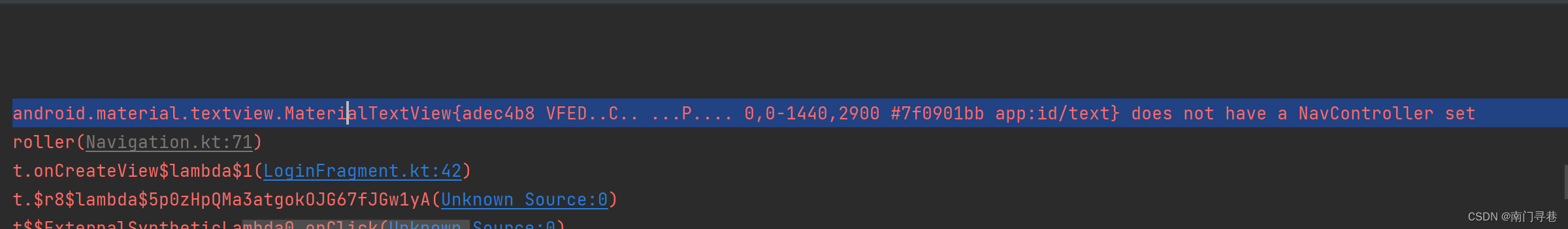 安卓 NavController (does not have a NavController set)_does not have a navcontroller set does not ...