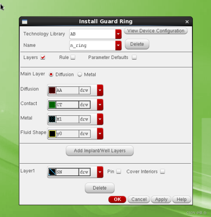 如何建立版图Guardring？_virtuoso guardring-CSDN博客