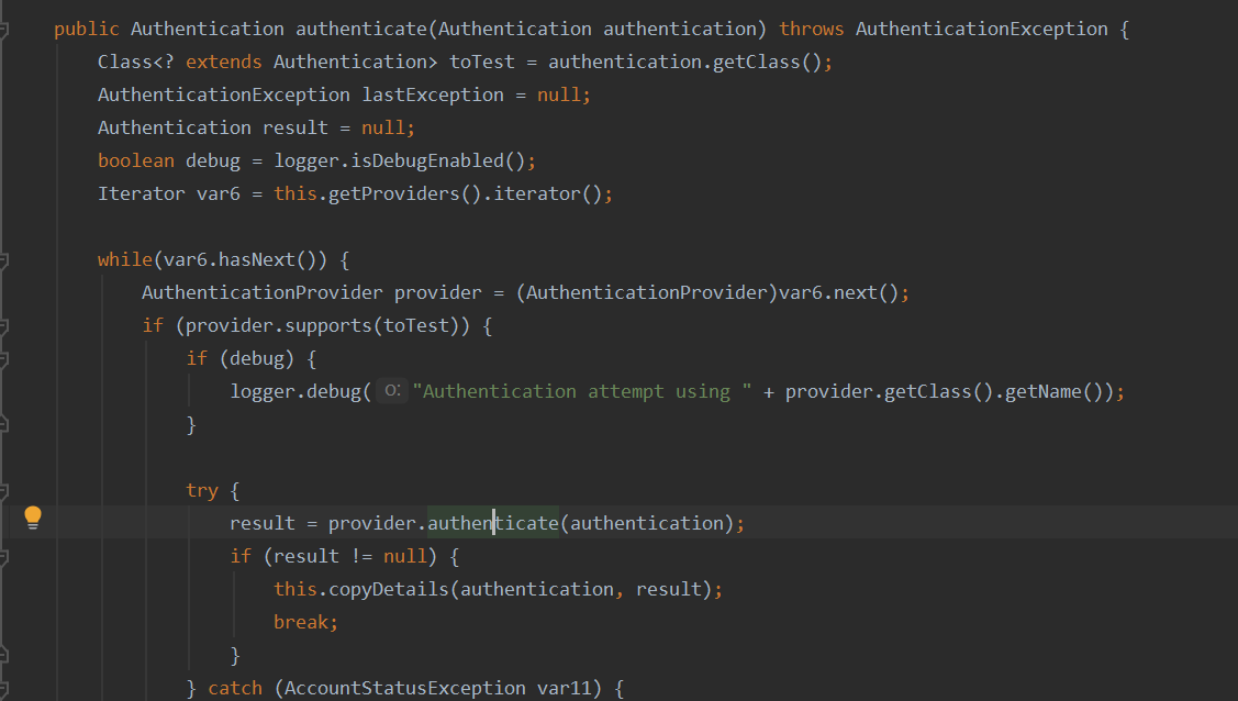 Spring Security-AuthenticationManager执行登录认证过程_authenticationmanager security-CSDN博客