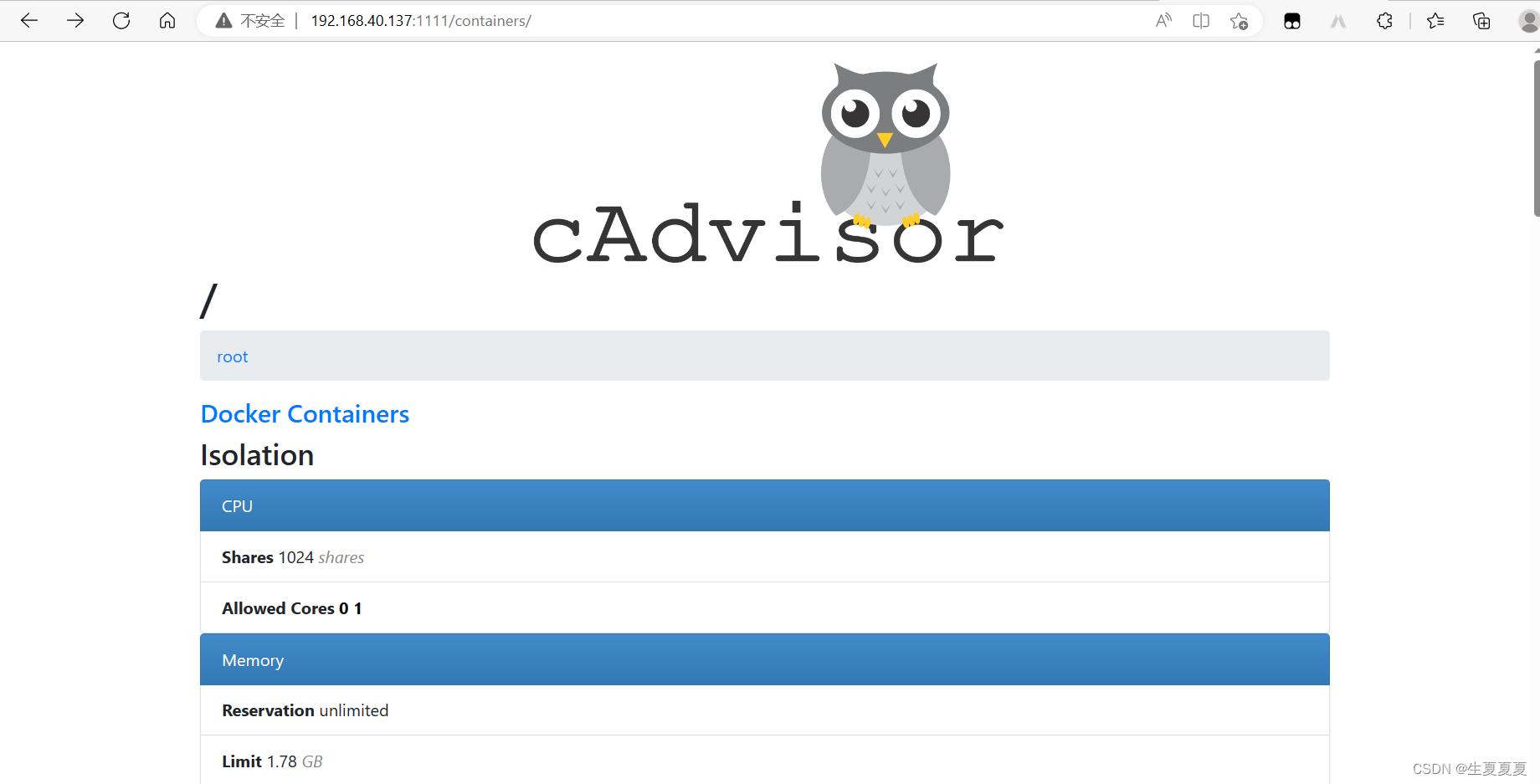 Prometheus、Grafana、cAdvisor的介绍、安装和使用_prometheus和grafana的区别-CSDN博客