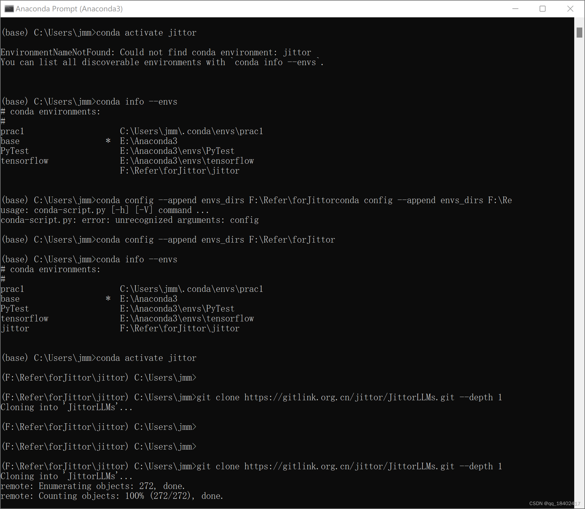anaconda创建新环境（包括修改环境路径）_conda create --prefix-CSDN博客