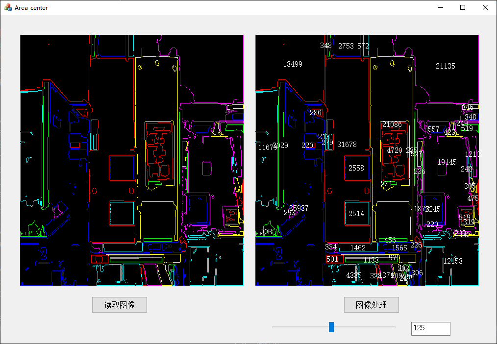 Halcon图像处理特征提取之计算区域的面积和中心坐标——area Center Hdev Halcon 获取图像中心坐标 Csdn博客