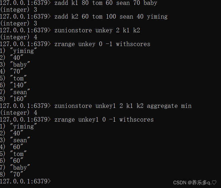 Redis数据类型之有序集合（sorted Set）redis 有序集合 Csdn博客
