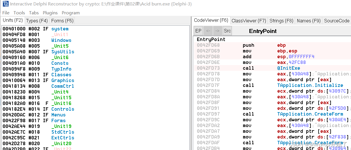 生成逆向调试符号的几款工具_delphi idr-CSDN博客