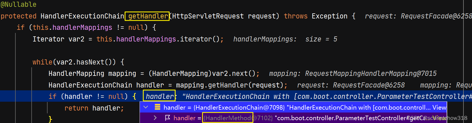 【springboot】请求处理 源码分析 各种参数类型解析原理springboot的四种handler类型 知乎 Csdn博客