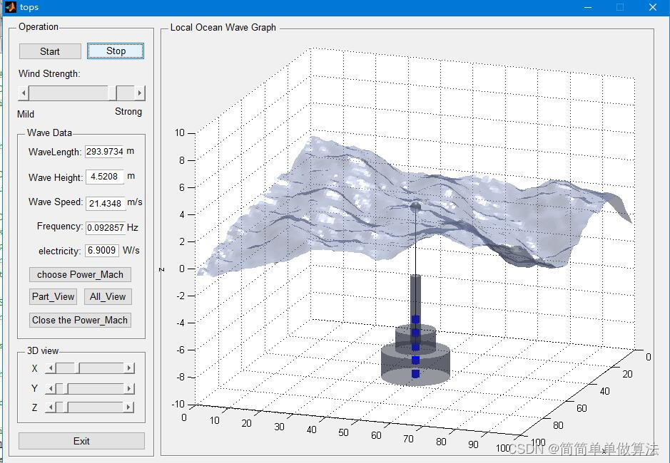 三维海浪模型建模与matlab仿真,并在海浪中加入浮标_海浪模型 代码-CSDN博客