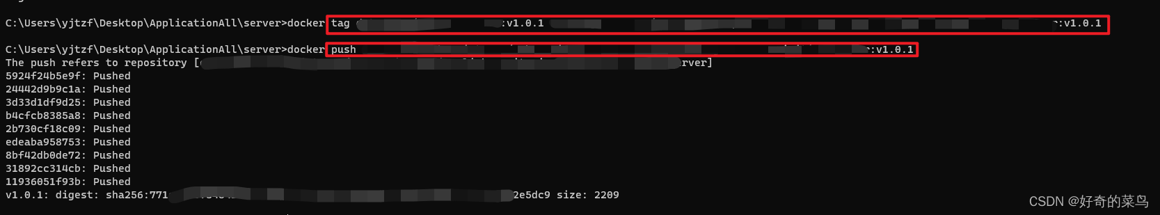 Docker打包、登录、推送_docker login build 和push-CSDN博客
