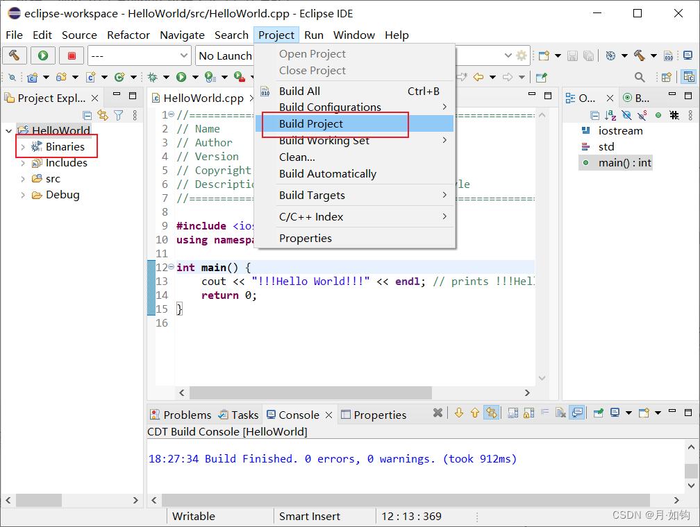 环境搭建：Win 10 + Eclipse 搭建 C/C++ 开发环境_eclipse c++-CSDN博客