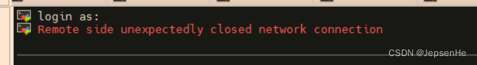 Suse12 Remote Side Unexpectedly Closed Network Connection ,connection Reset By Peer原因之一 Csdn博客