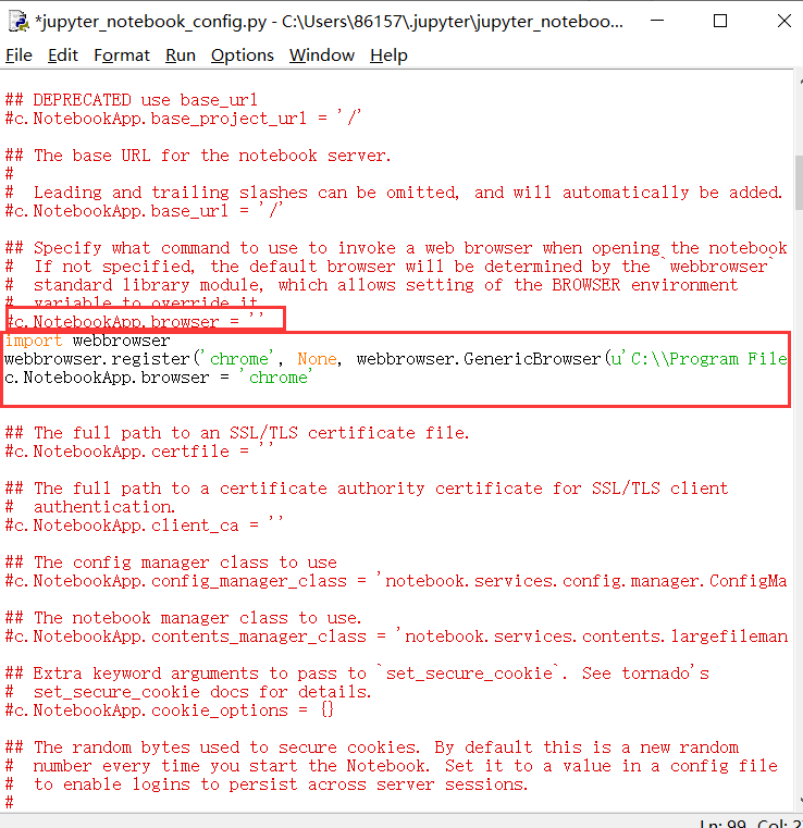 jupyter notebook 配置默认启动 chrome浏览器_chromedriver怎么用在jupternotebook-CSDN博客