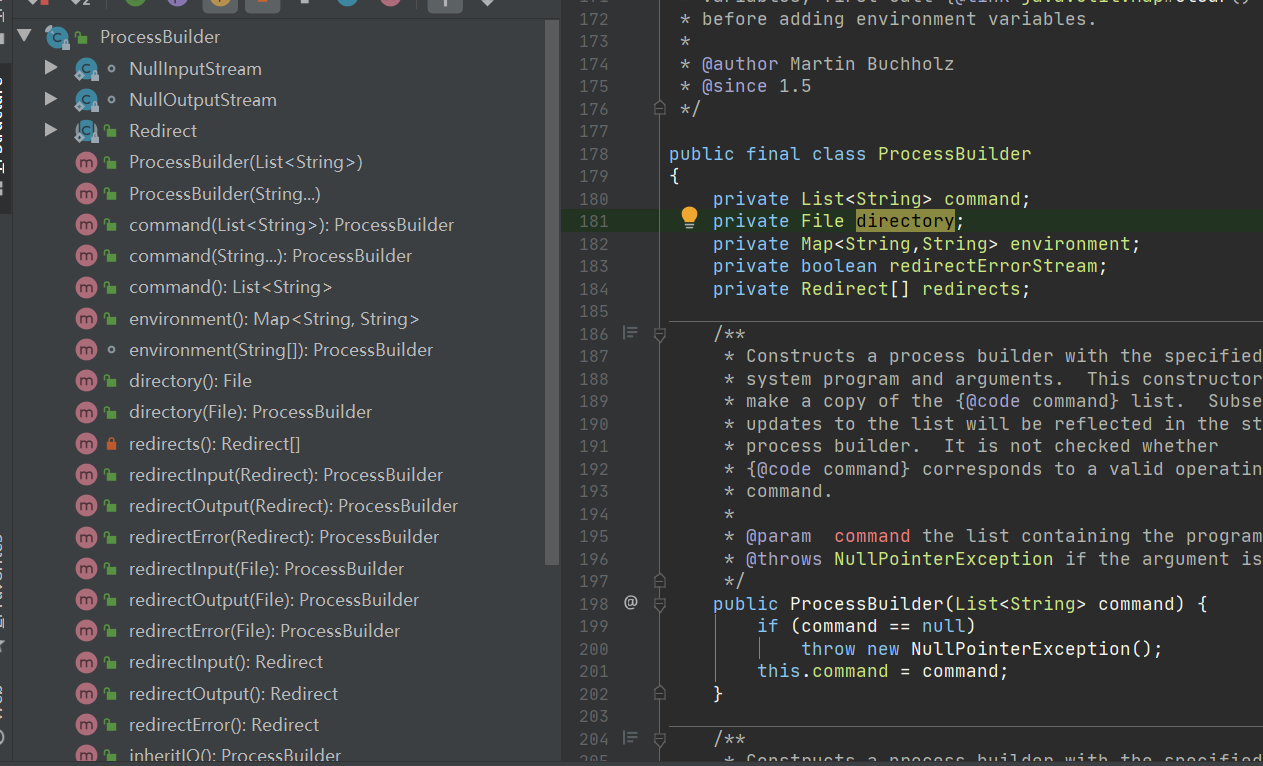 Api 18 Processbuilderprocessbuilder Processbuilder New Processbuilder Csdn博客
