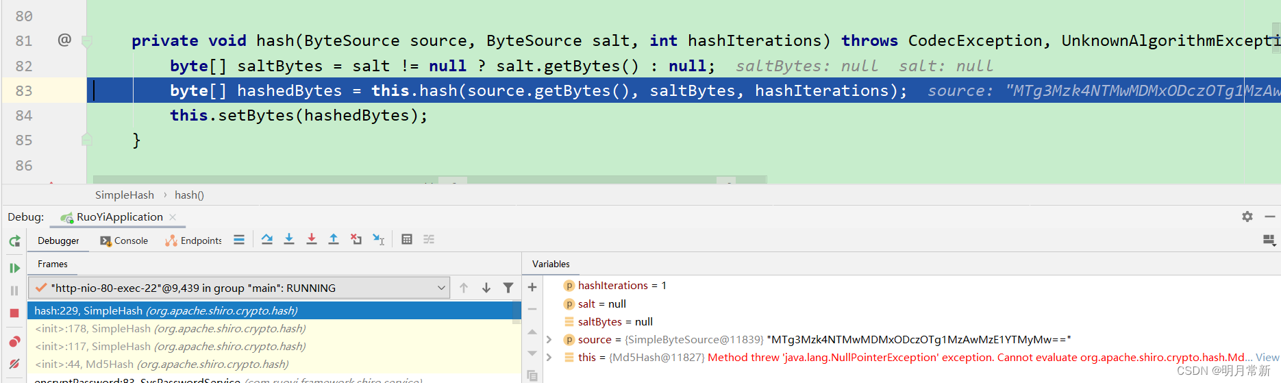 若依密码随机盐原理_若依盐加密_明月常新的博客-CSDN博客