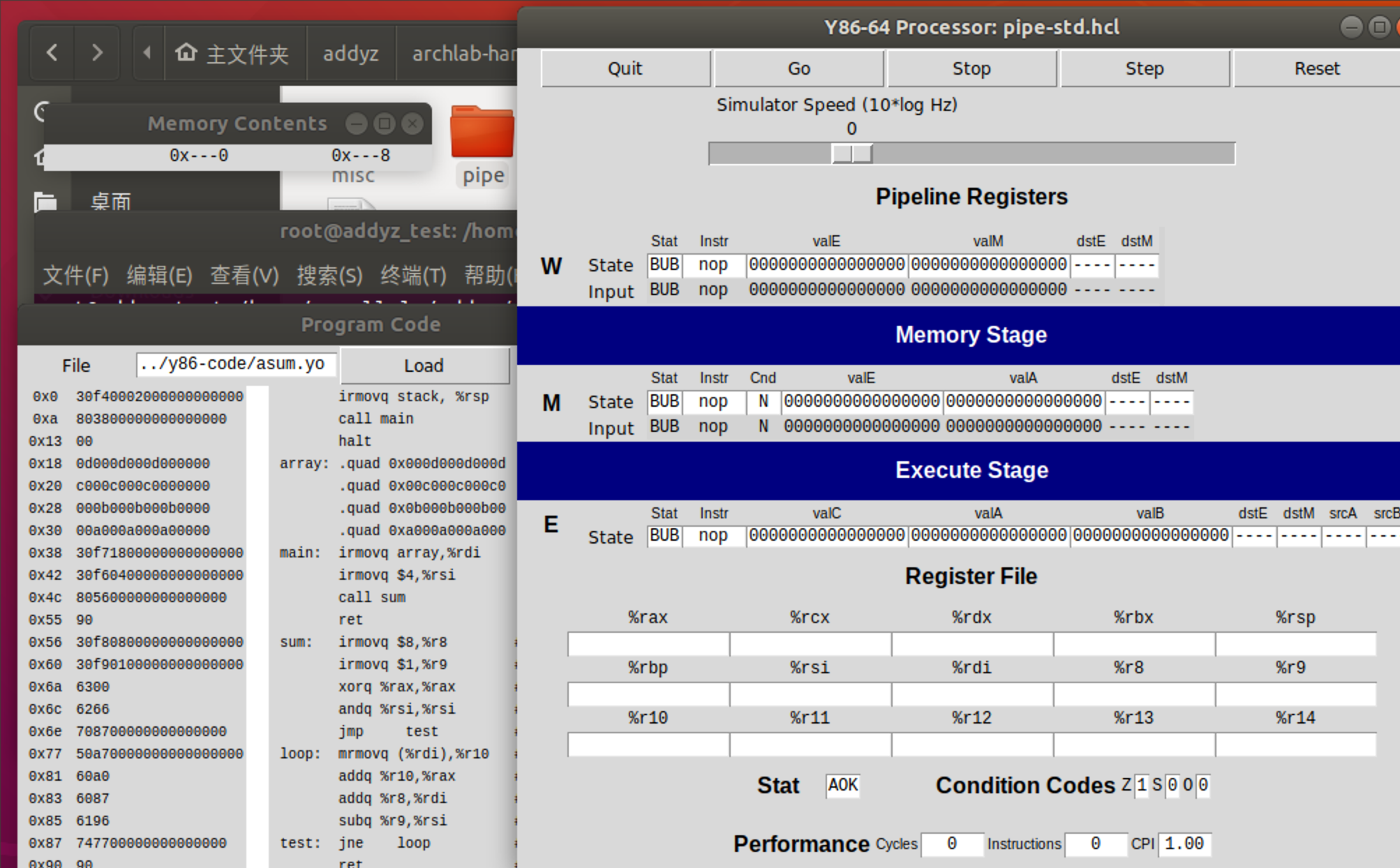 《深入理解计算机系统》Y86-64实验四Architecture Lab环境安装_archlab-handout-CSDN博客