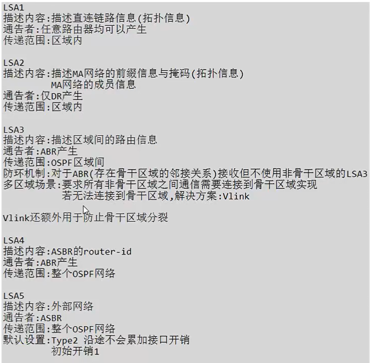 【OSPF外部路由-4类LSA（sum-asbr）和5类LSA（external）以及7类LSA(Nssa)】（OSPF的特殊区域）（外部路由选路特性）-CSDN博客
