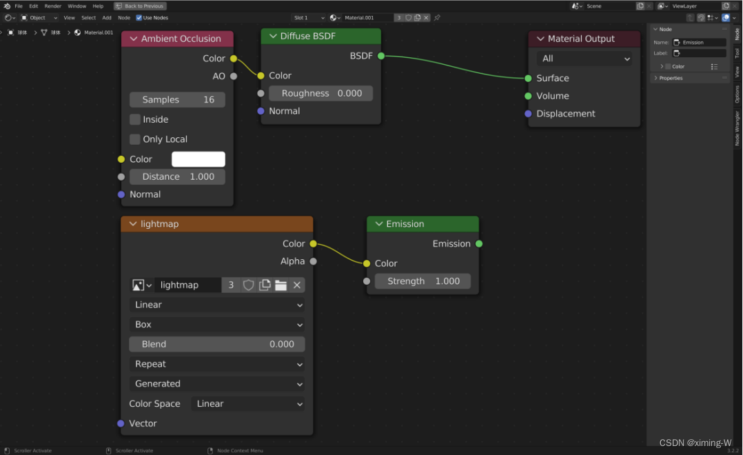 Blender烘焙Lightmap光照贴图_blend 光照烘培-CSDN博客