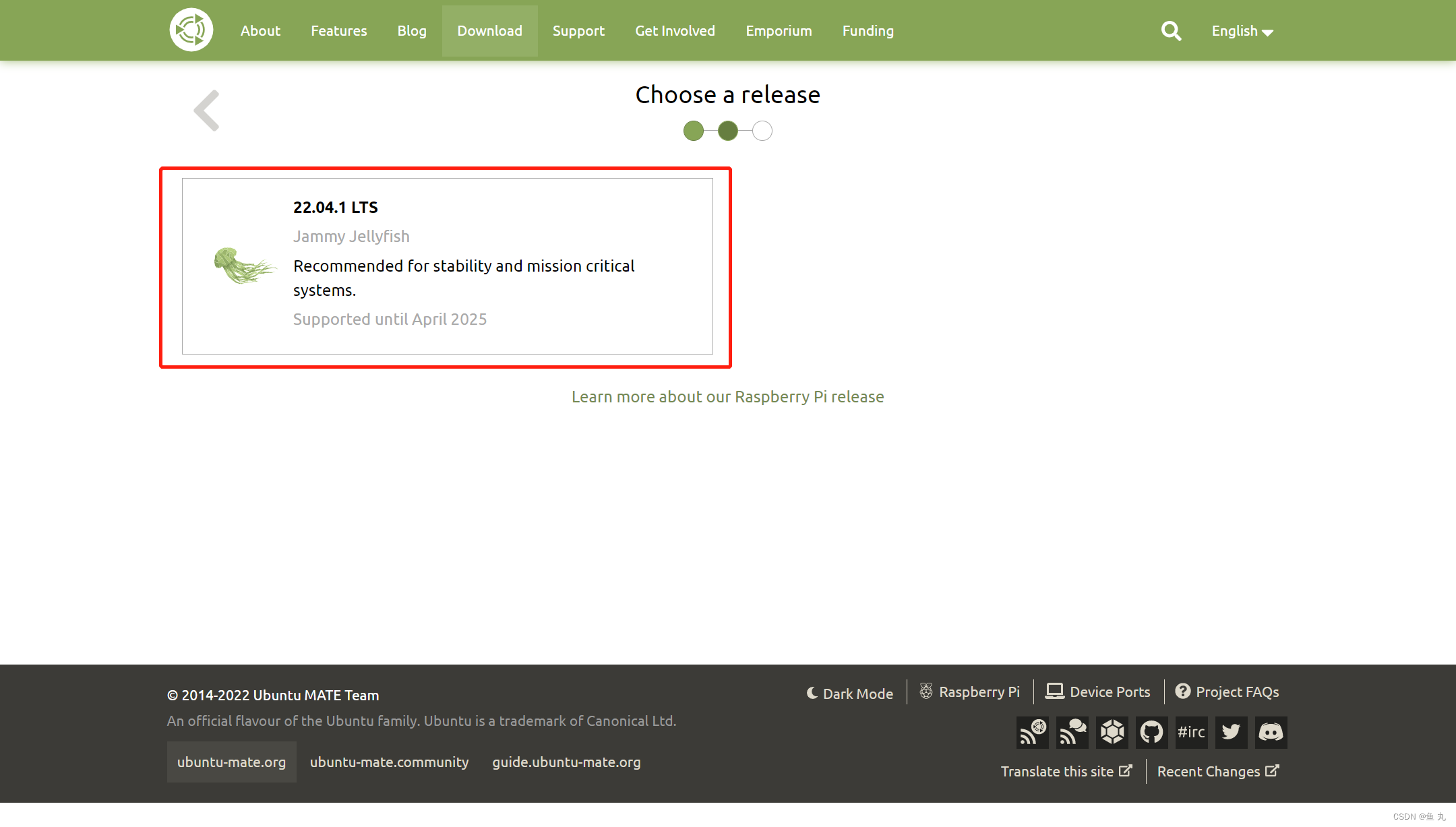 树莓派4B 安装Ubuntu MATE 22.04 LTS Desktop 亲测有效_树莓派4b安装ubuntu22.04-CSDN博客