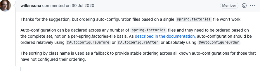 SpringBoot中spring.factories配置的EnableAutoConfiguration执行顺序_spring.factories加载顺序-CSDN博客