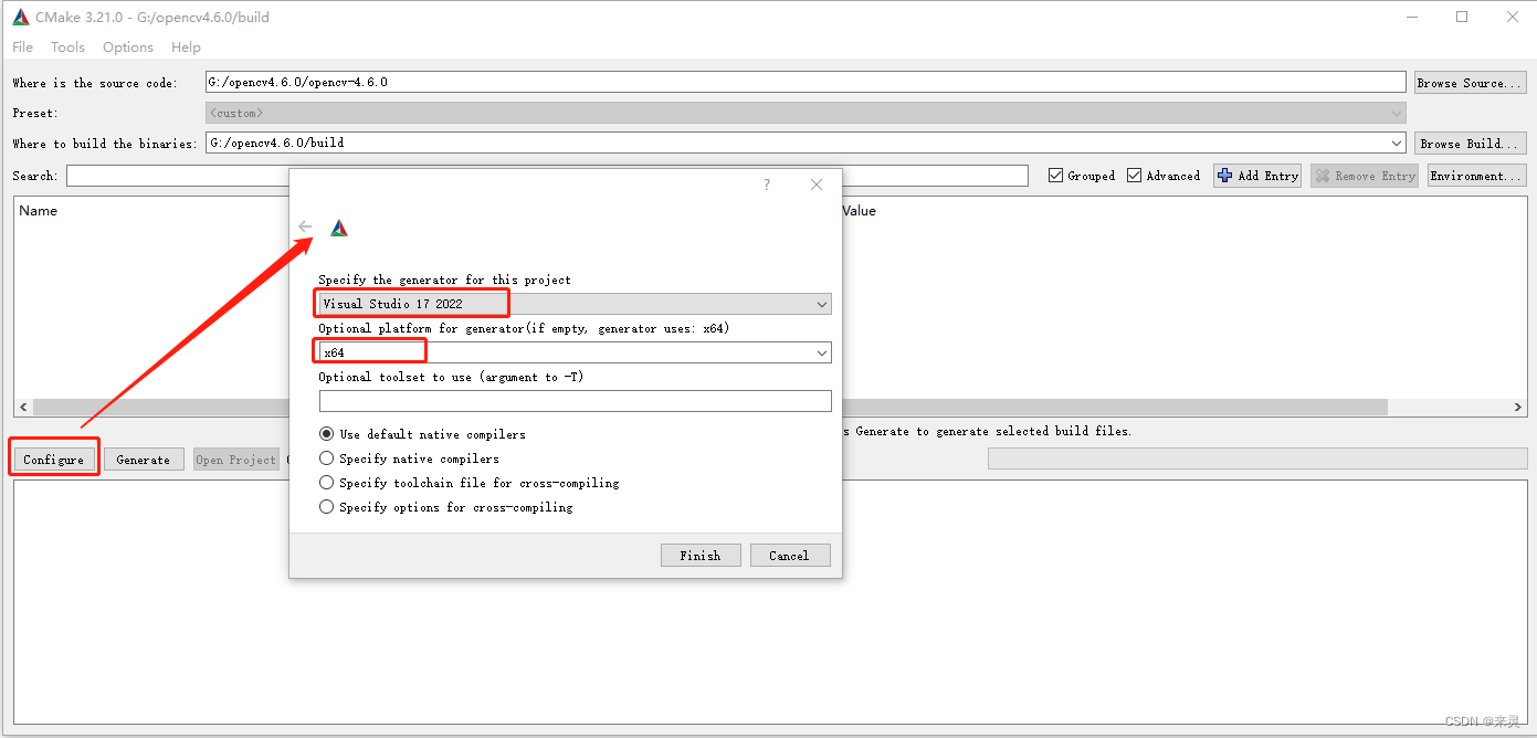 Windows系统CMake编译Opencv4.6.0源码，支持contrib库_opencv4.6对应的cmake版本-CSDN博客