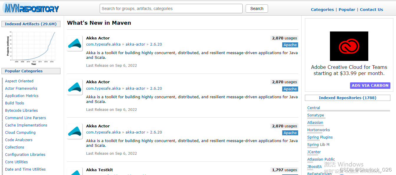 MavenRepository使用：下载jar包和引入jar包坐标_maven 坐标下载-CSDN博客