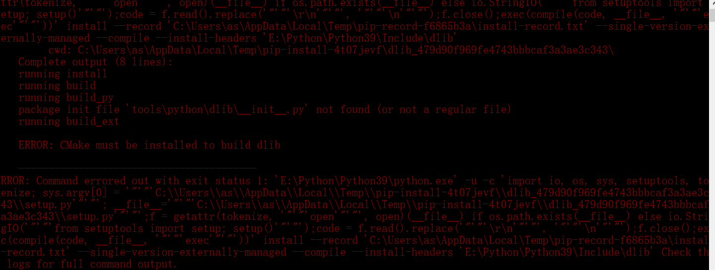 dlib安装_dlib安装教程-CSDN博客