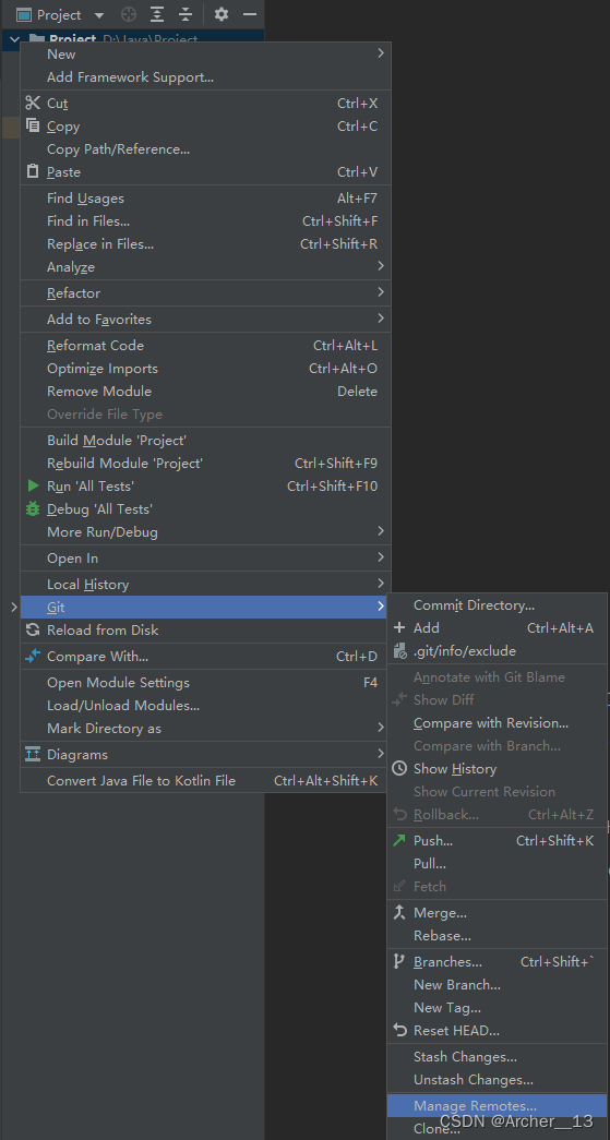 Git学习 —— 在IDEA中使用Git_idea上的git分支代码怎么看-CSDN博客