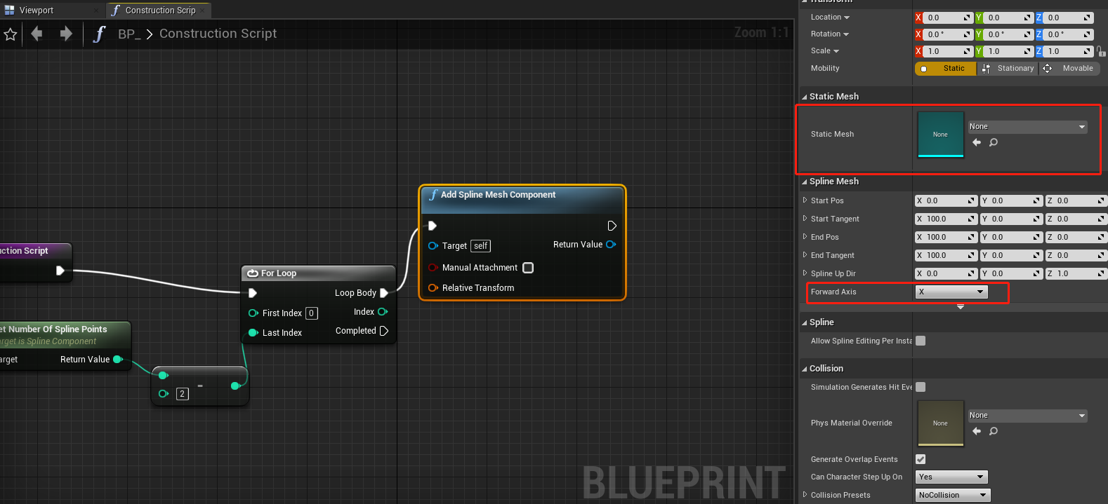 在UE4蓝图中利用样条线组件（Spline）生成道路_ue spline-CSDN博客