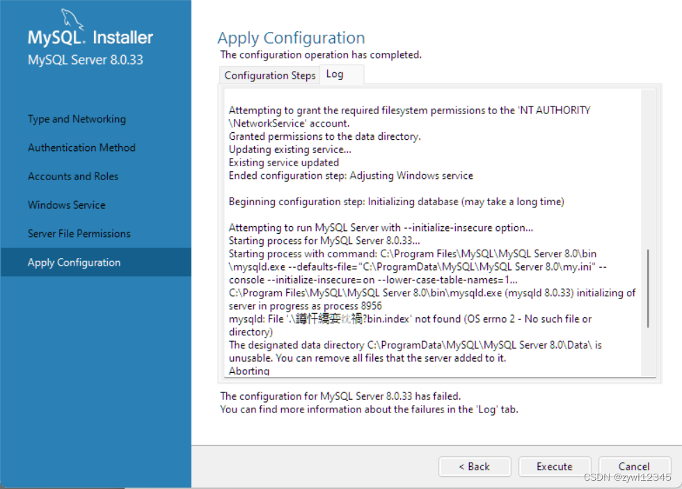 Mysql安装第四个点报错求解决方法为什么mysql安装第四个 Csdn博客